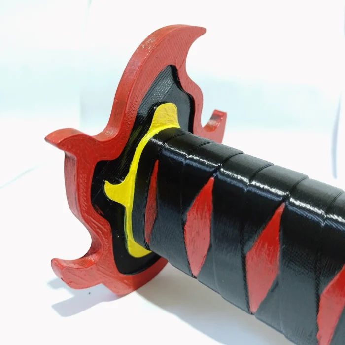 Espada katana Retrátil Tanjiro Demon Slayer Premium – Mundo em 3D