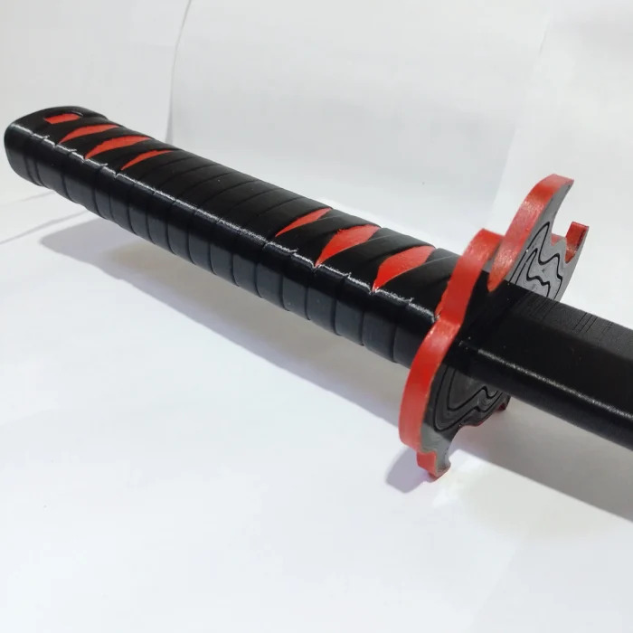 Espada katana Retrátil Tanjiro Demon Slayer Premium – Mundo em 3D